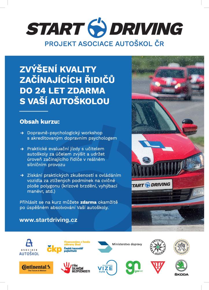 START DRIVING 2023 - Fakulta bezpečnostního inženýrství VŠB-TUO