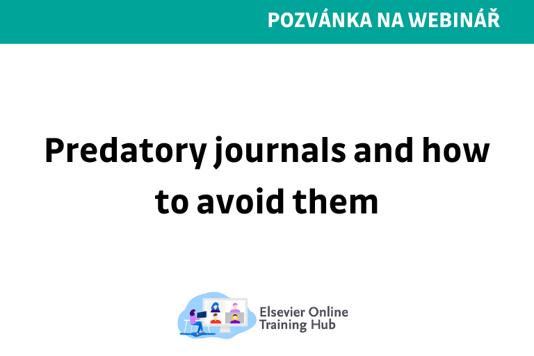 Predatory journals and how to avoid them - Science and Research VSB-TUO
