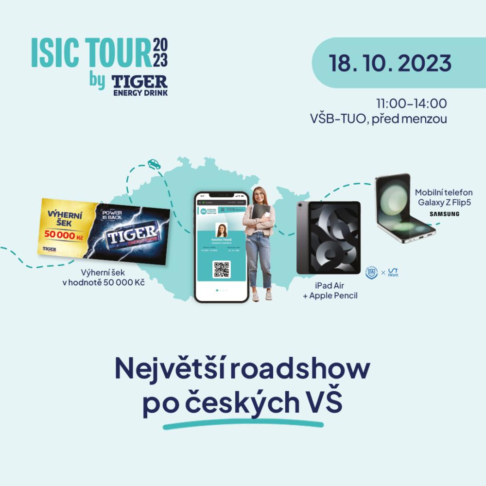 ISIC TOUR 2023 - Univerzitní magazín Akademik VŠB-TUO