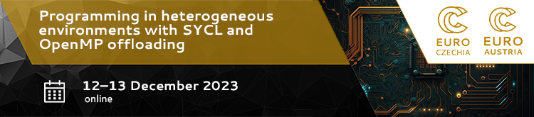 Pozvánka na kurz Programming in heterogeneous environments with SYCL ...