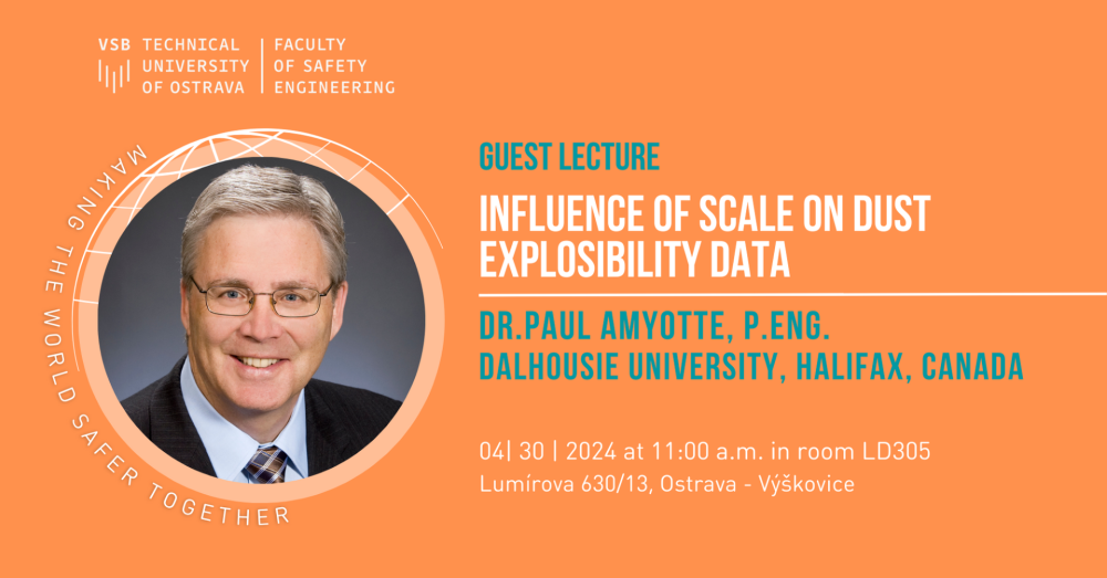 Přednáška „Influence of Scale on Dust Explosibility Data“ - Fakulta ...