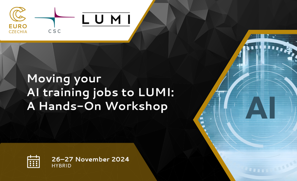 Moving your AI training jobs to LUMI: A Hands-On Workshop - VSB-TUO